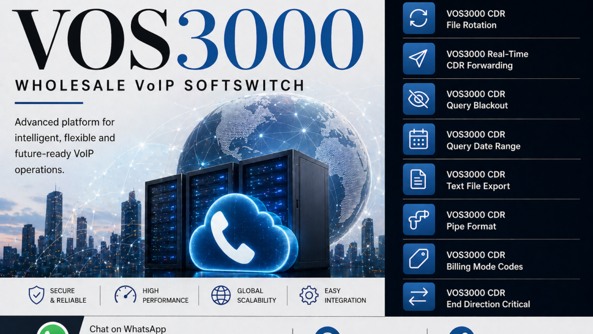 VOS3000 CDR Pipe Format Definitive 18-Field Important Reference Guide ...